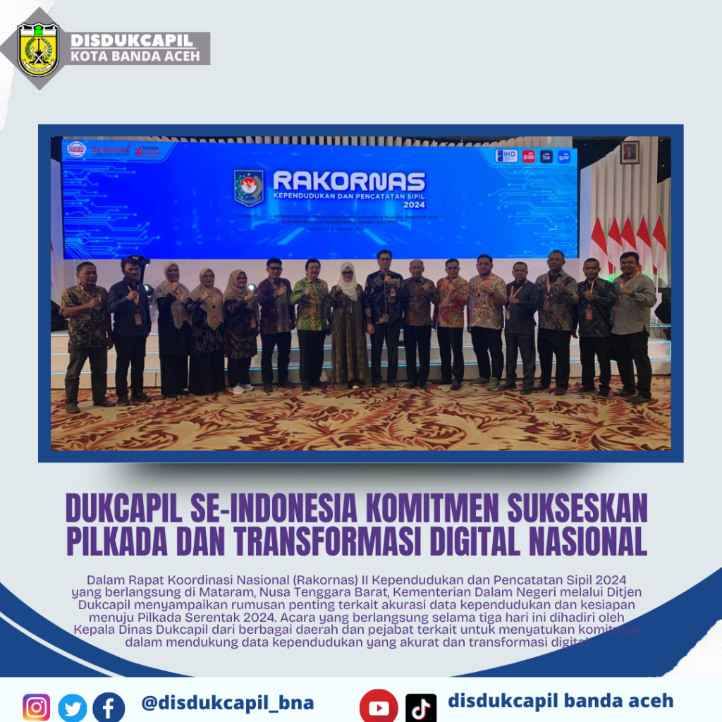 Dukcapil se-Indonesia Komitmen Sukseskan Pilkada dan Transformasi ...